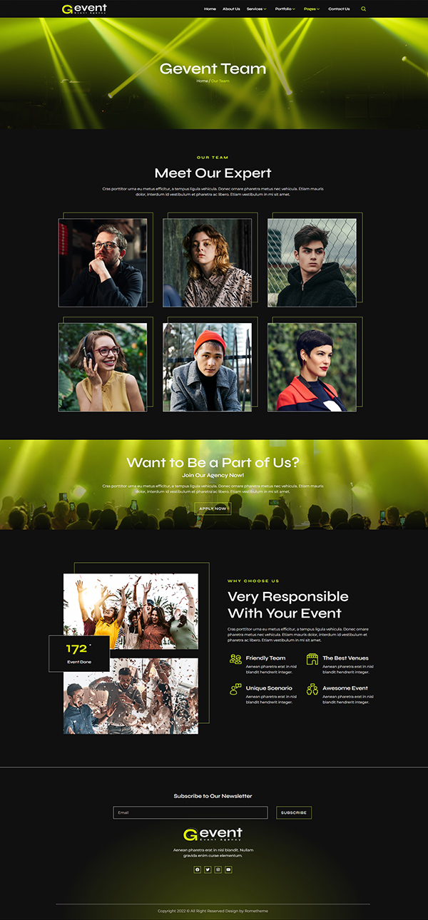 Gevent - Event Agency Elementor Template Kit by Rometheme | ThemeForest